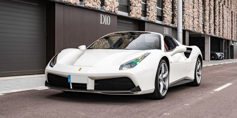 Ferrari 488 Spider rent in Barcelona - DME Luxury Car Rental